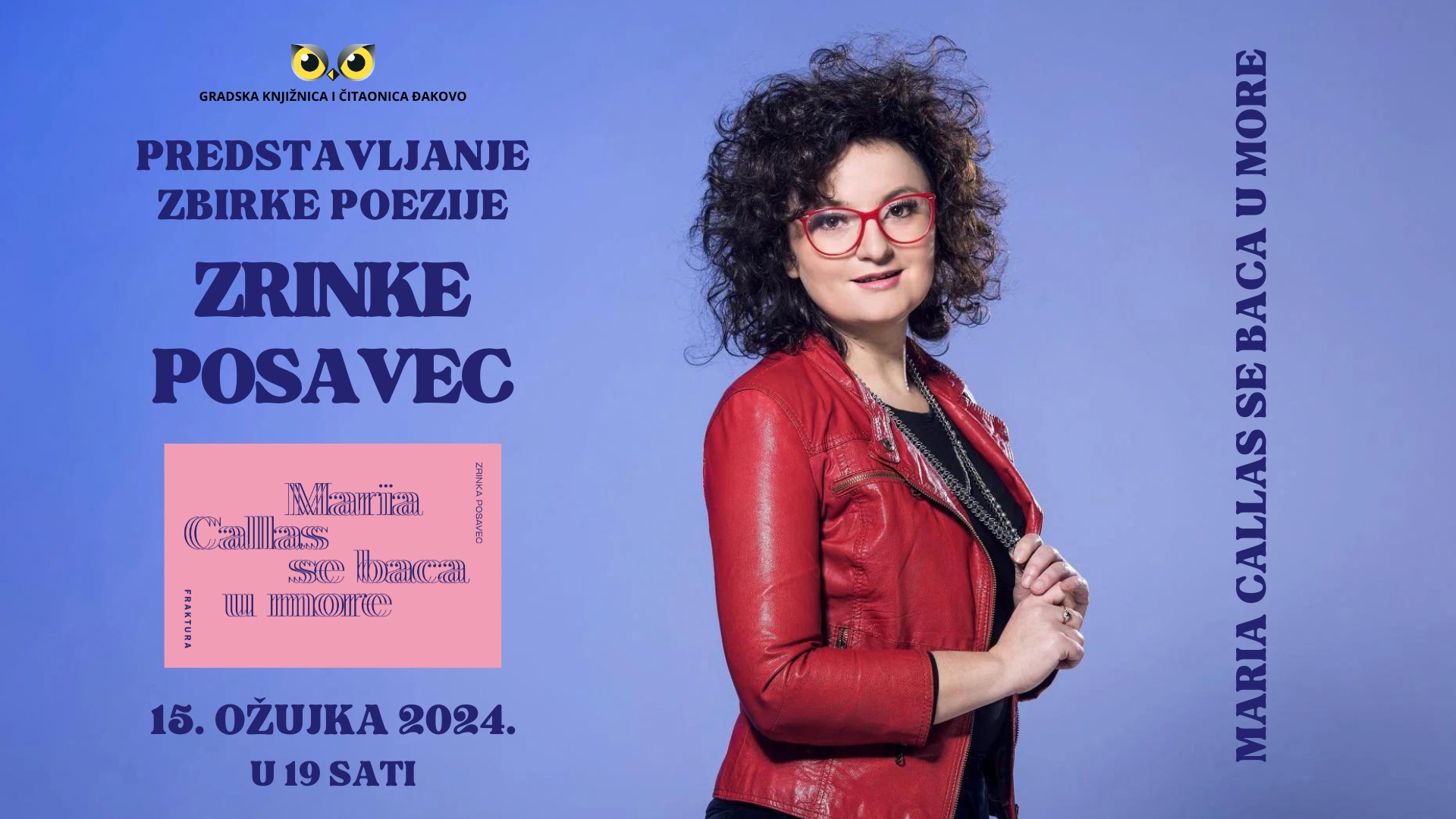 Maria Callas se baca u more – Gradska knjižnica i čitaonica Đakovo